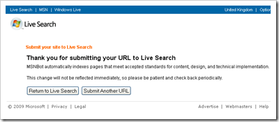 Tentang bisNIS ONline: Daftarkan Blog ke MSN Windows Live Search Engine